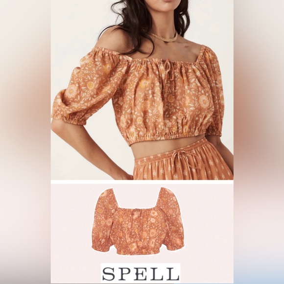 Spell | Tops | Spell And The Gypsy Cropped Blouse | Poshmark